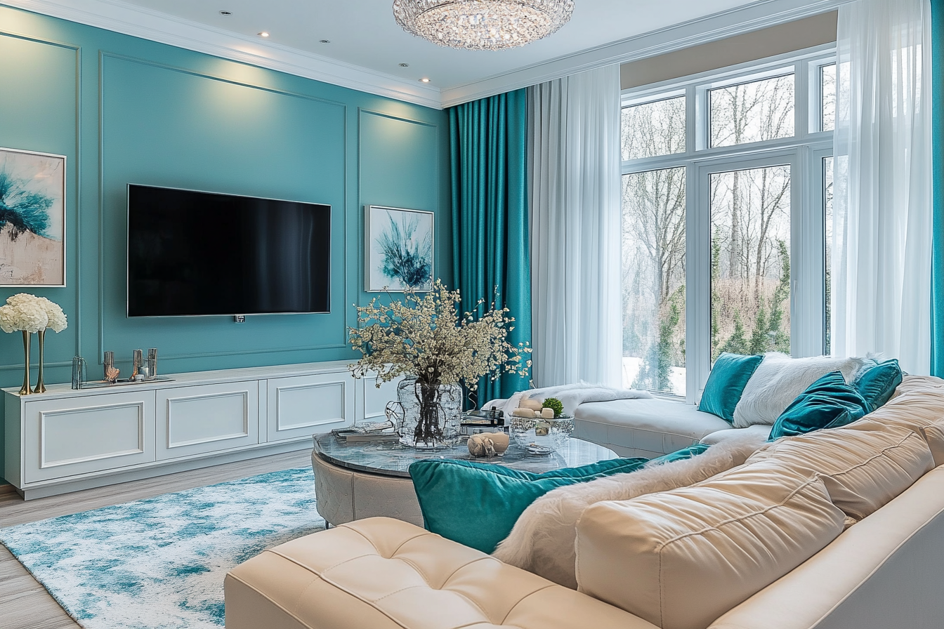 19 Teal Living Room Ideas That Will Transform Your Space Into a Modern ...